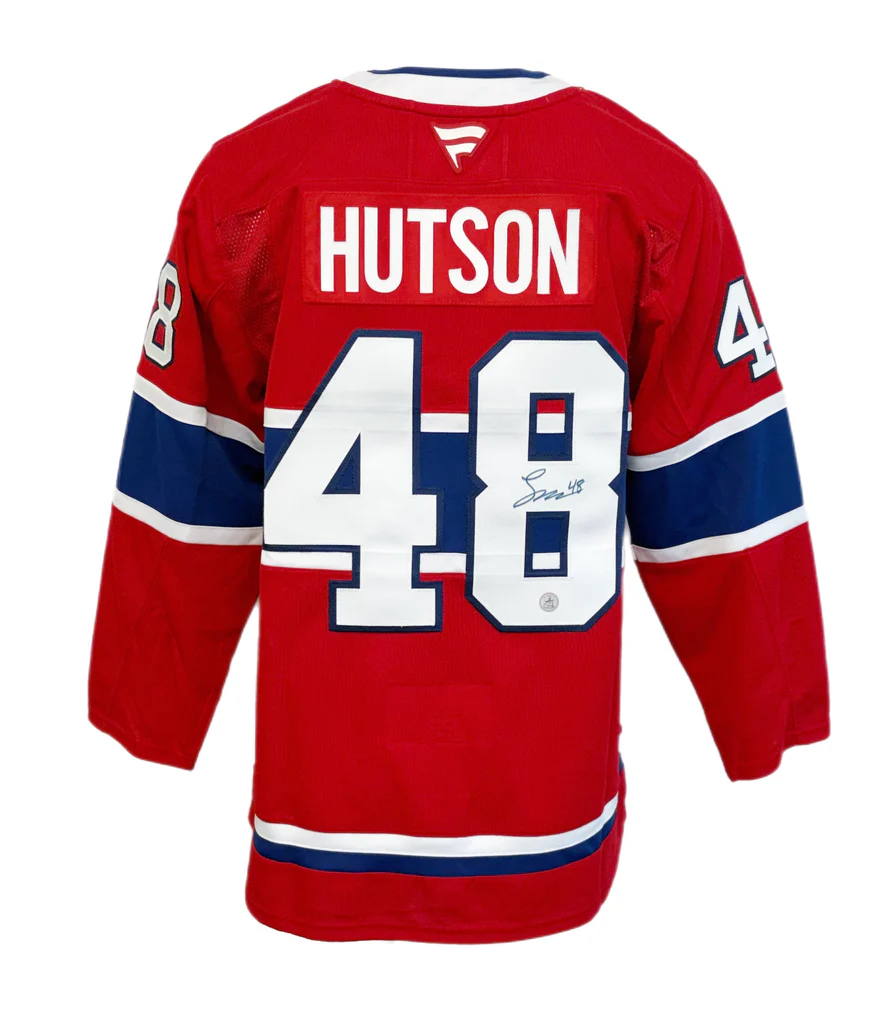 Lane Hutson Autographed Montreal Canadiens Jersey - Razilia